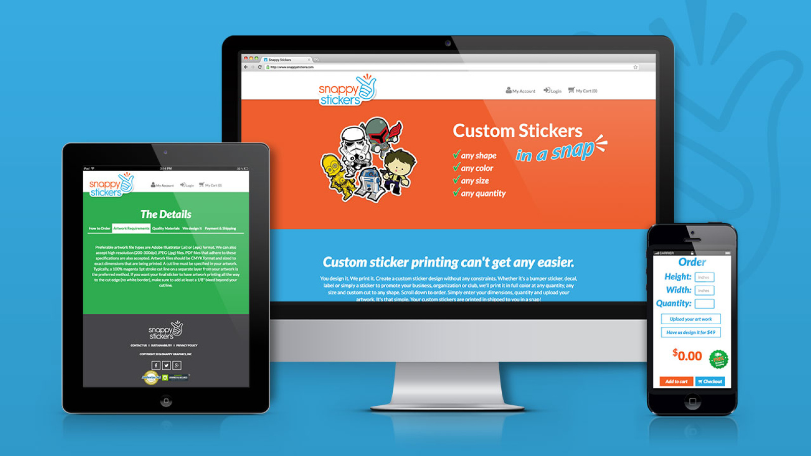 Snappy Stickers E-Commerce Website by PUREi | News